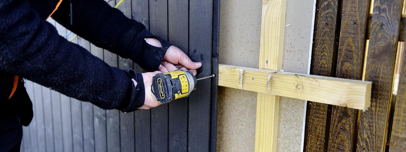 Slik monterer du Heftig kledning med skjult innfesting