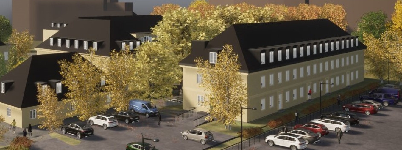 Rask bygging av studentboliger på Blindern med moduler