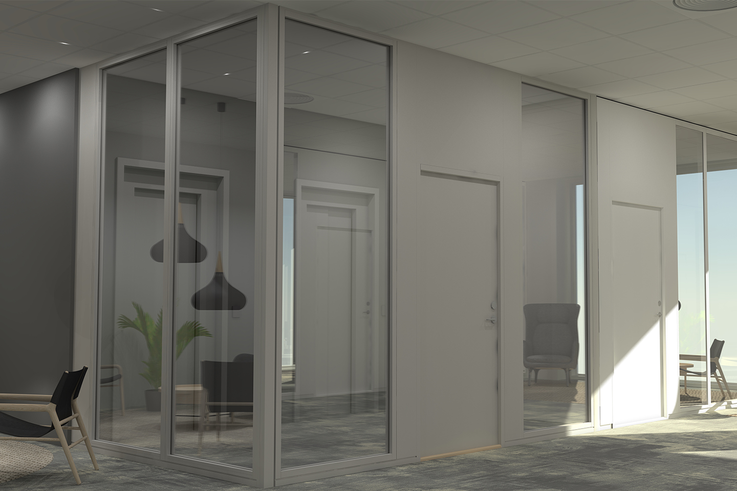 Glassvegger - Fire Front EI30/EW30/EI60