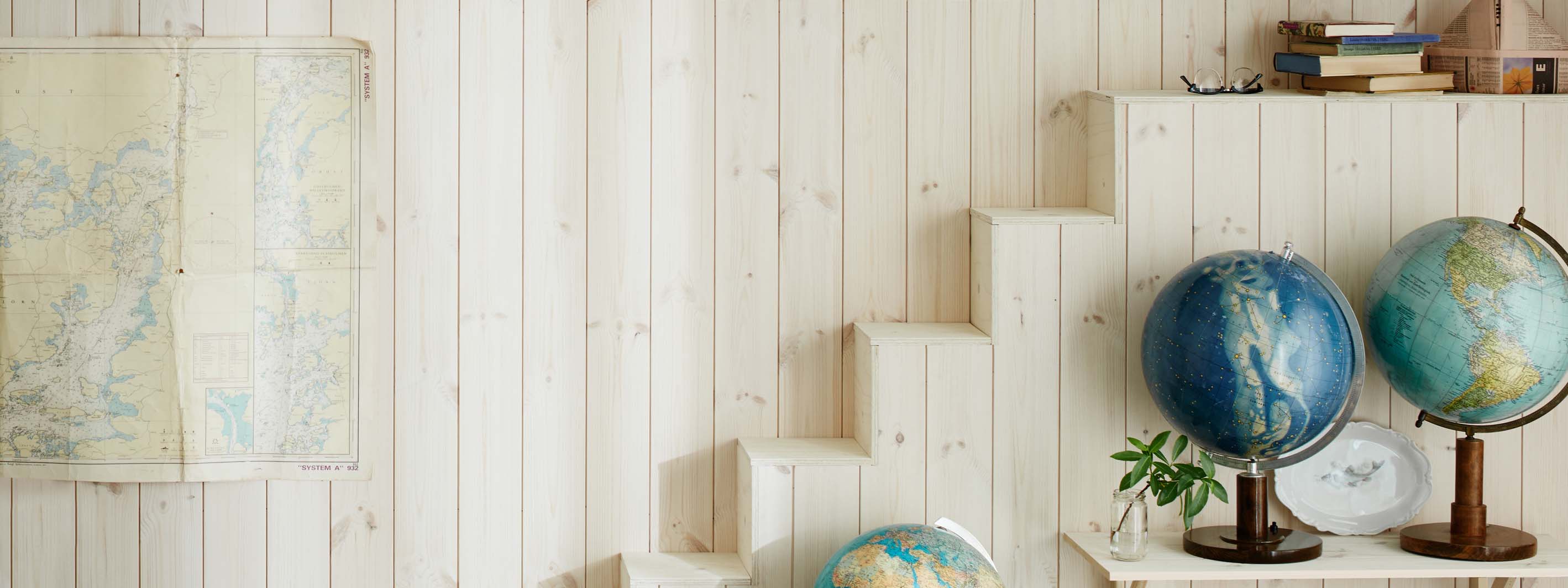 Lasert panel for vegg og tak